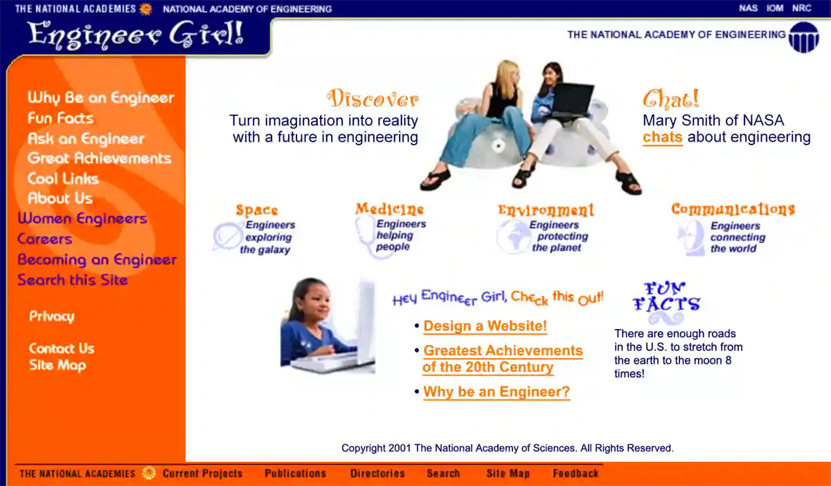 EngineerGirl - History of EngineerGirl